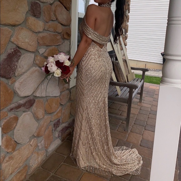 Dresses | Gold Prom Dress | Poshmark